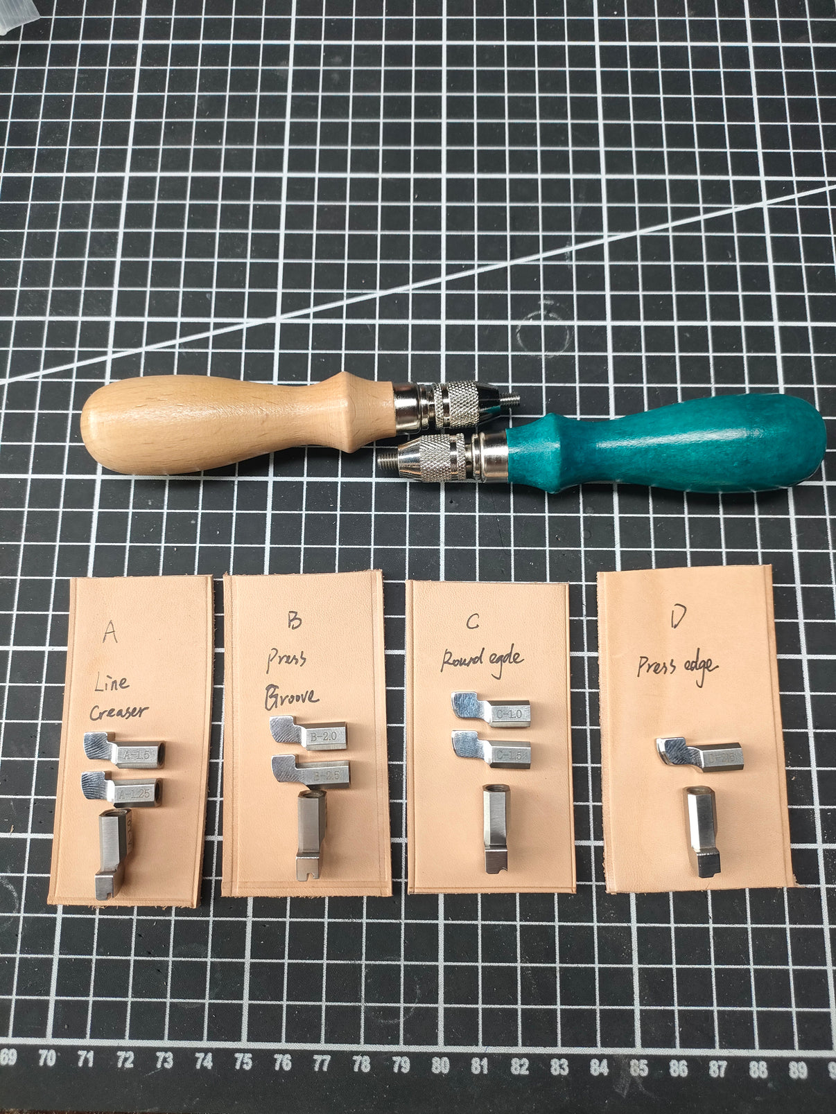 Interchangeable Creaser Tool( Mini creaser tip) – Kevin Leather Tools