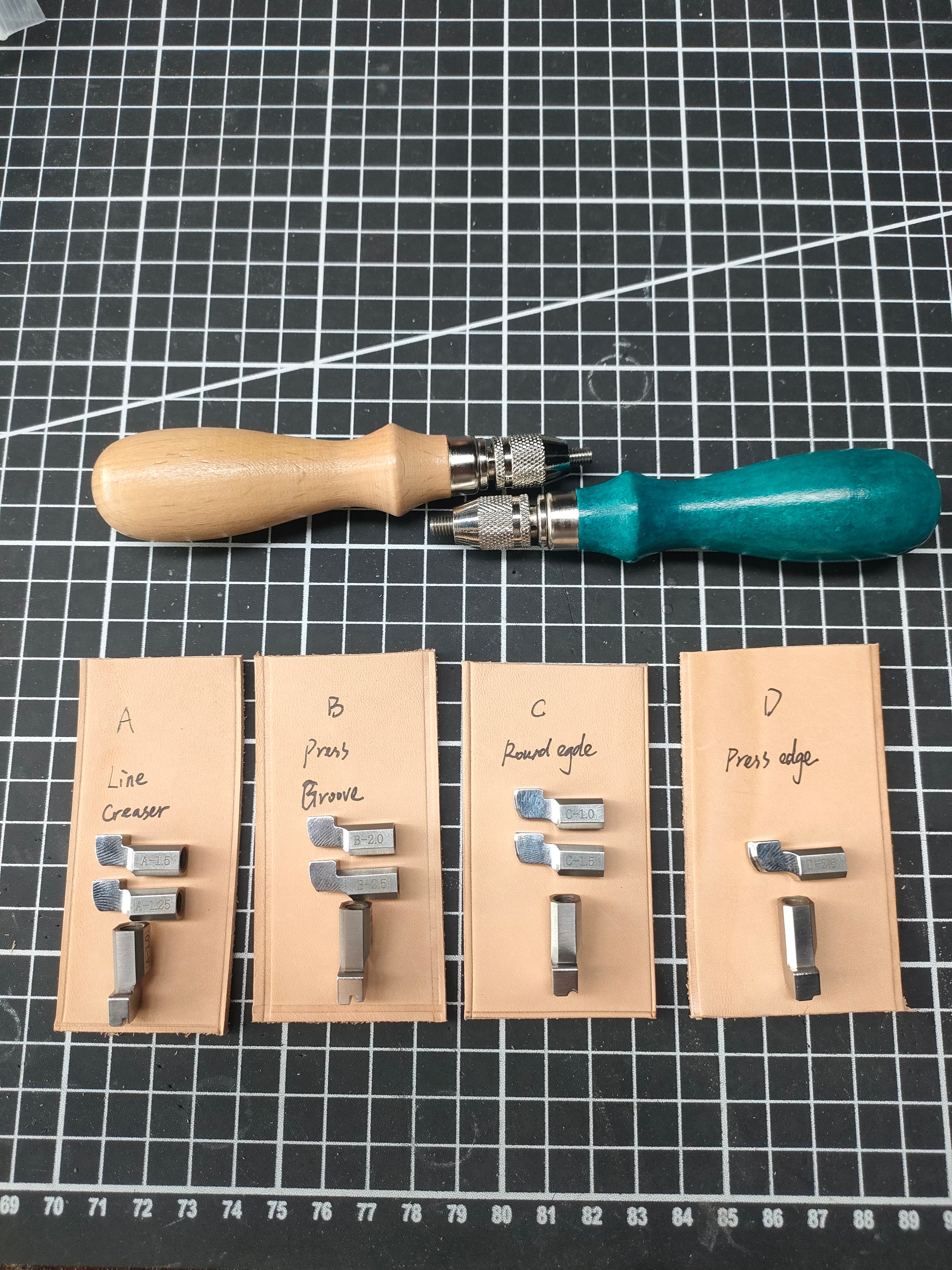 Interchangeable Creaser Tool( Mini creaser tip) – Kevin Leather Tools