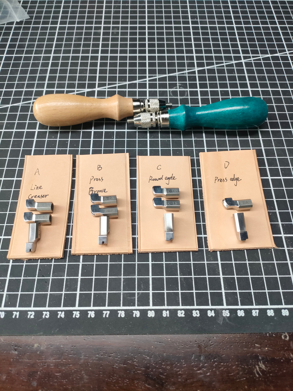 Interchangeable Creaser Tool( Mini creaser tip) – Kevin Leather Tools