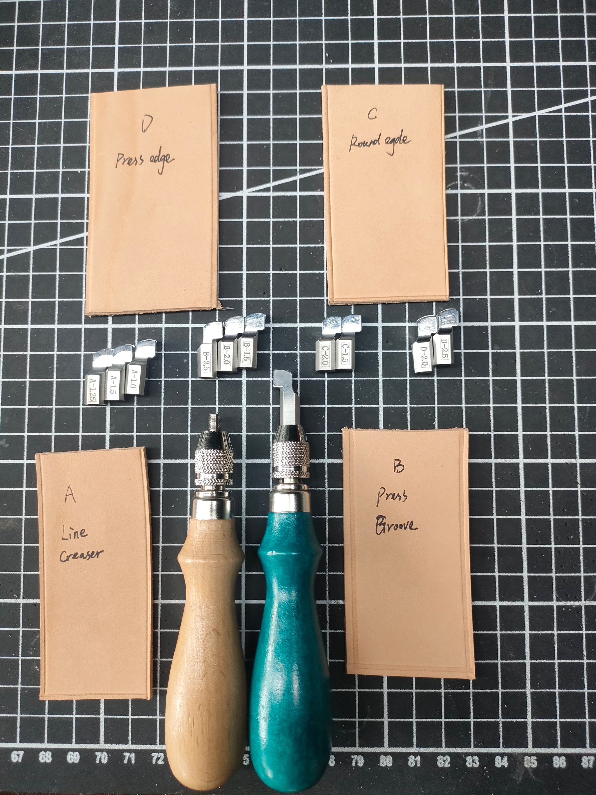Interchangeable Creaser Tool( Mini creaser tip) – Kevin Leather Tools