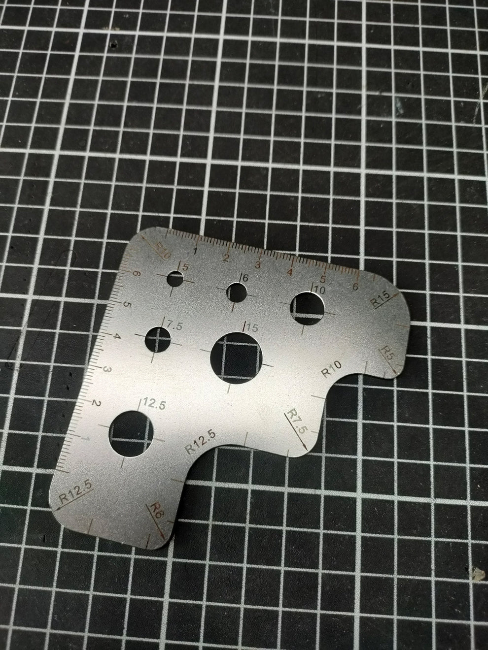 stainless steel Radius ruler – Kevin Leather Tools