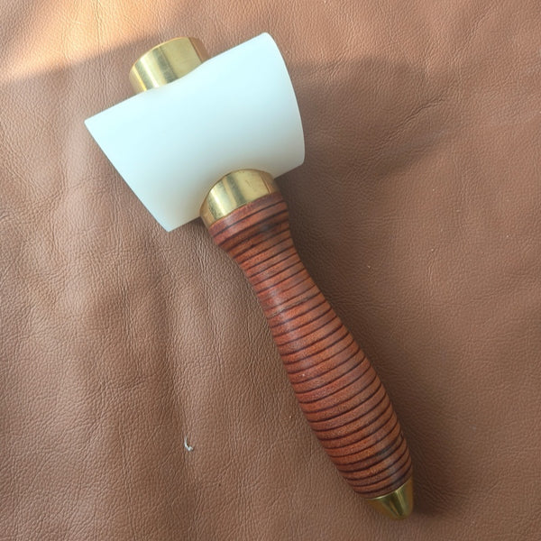Angled head Nylon hammer – Kevin Leather Tools